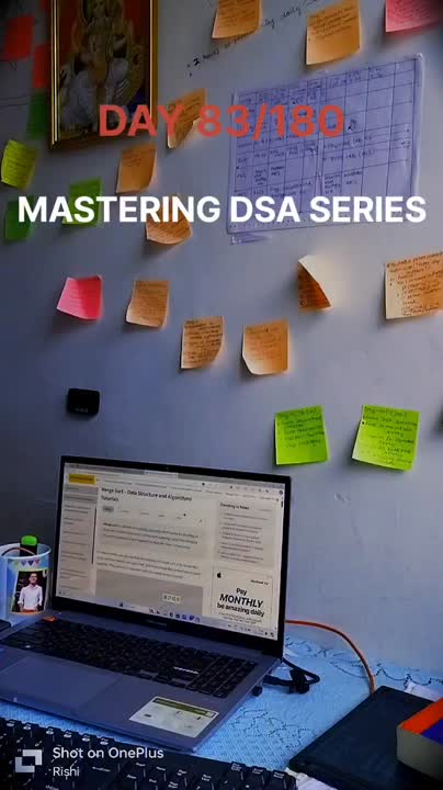 #datastructures #algorithms #mergesort #recursion #learningdsa… | Rishi ... #datastructures #algorithms #mergesort #recursion #learningdsa… | Rishi ...