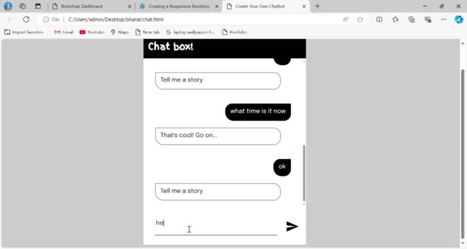 Jyotsna Chaudhari on LinkedIn: Chatbot using HTML CSS JavaScript ... Jyotsna Chaudhari on LinkedIn: Chatbot using HTML CSS JavaScript ...