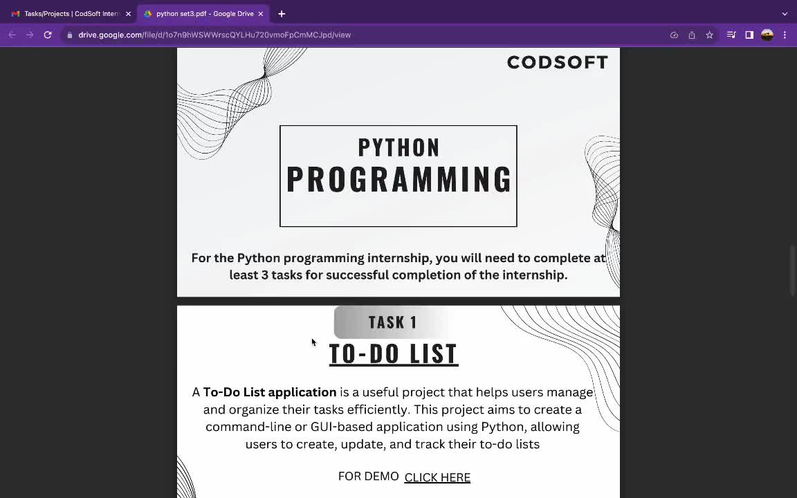 Ankitha Nuthulapati on LinkedIn: #codsoft #pythonprogramming #intern Ankitha Nuthulapati on LinkedIn: #codsoft #pythonprogramming #intern