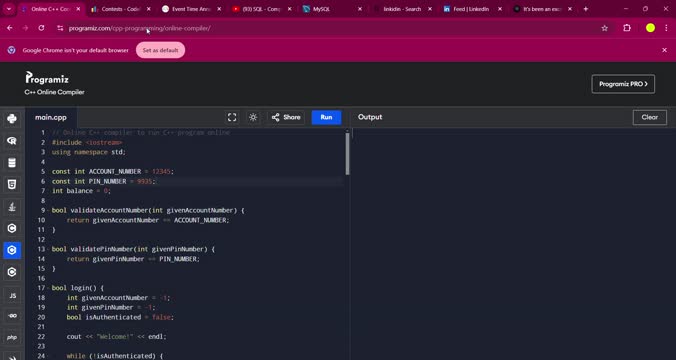 Akhand pratap Singh on LinkedIn: #internship #cplusplus #atminterface # ... Akhand pratap Singh on LinkedIn: #internship #cplusplus #atminterface # ...