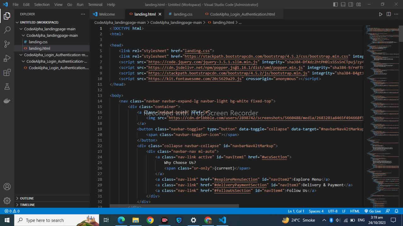 Imtiaz Ahmed on LinkedIn: #webdevelopment #codealpha #internship Imtiaz Ahmed on LinkedIn: #webdevelopment #codealpha #internship