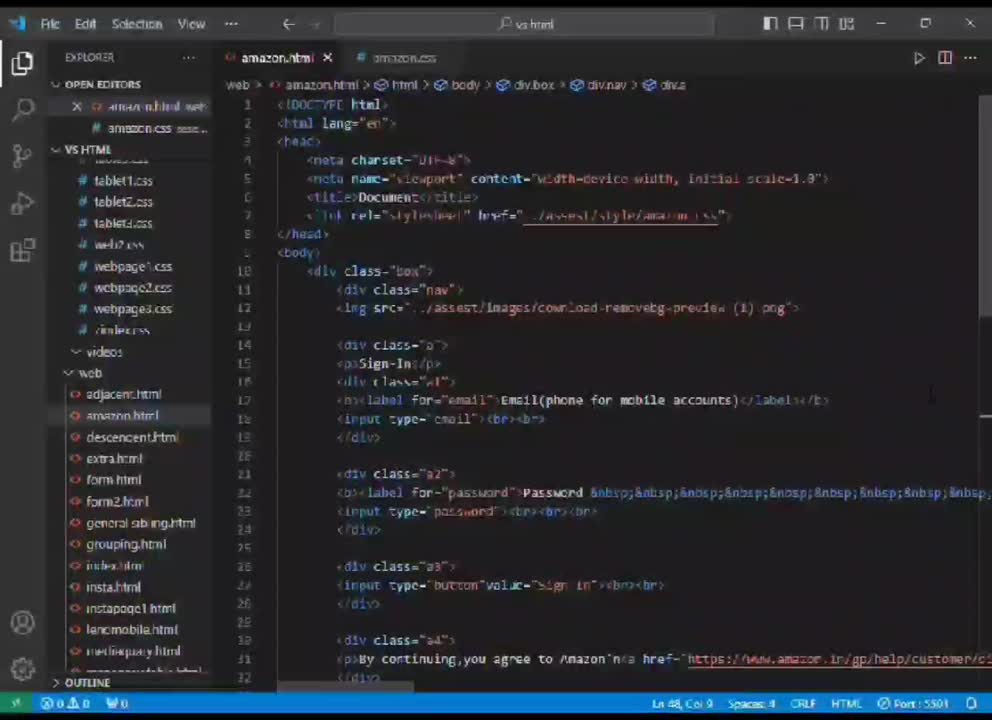 Payal Wagh on LinkedIn: Amazon web page with the help of HTML and CSS. Payal Wagh on LinkedIn: Amazon web page with the help of HTML and CSS.