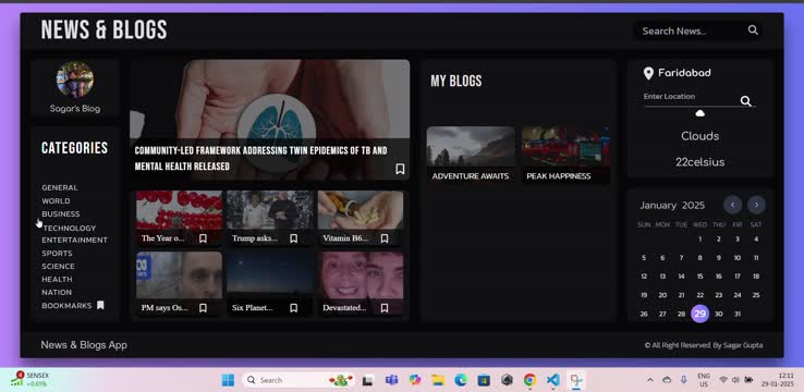 Sagar Gupta on LinkedIn: #reactjs #tailwindcss #newsapp #webdevelopment ... Sagar Gupta on LinkedIn: #reactjs #tailwindcss #newsapp #webdevelopment ...