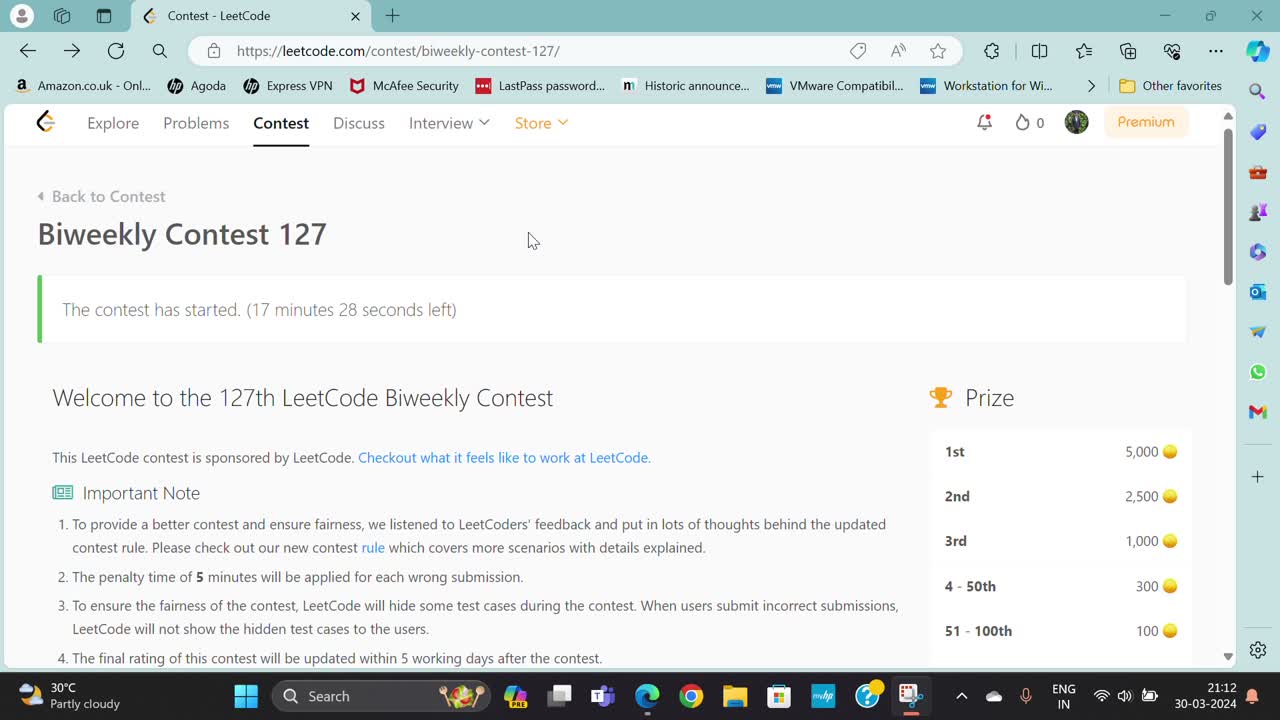 Solved two problems in Leetcode contest | Abhishek Gajavilli posted on ... Solved two problems in Leetcode contest | Abhishek Gajavilli posted on ...