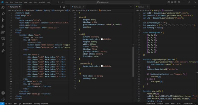 Sruthi K on LinkedIn: #internship #tictactoe #webdevelopment # ... Sruthi K on LinkedIn: #internship #tictactoe #webdevelopment # ...