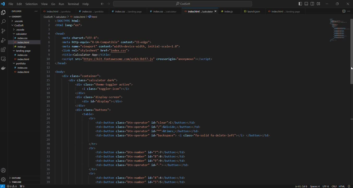 Prasanna A. on LinkedIn: #html #css #javascript #codsoft # ... Prasanna A. on LinkedIn: #html #css #javascript #codsoft # ...