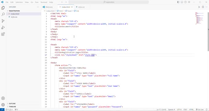 Bhanu Sree on LinkedIn: #html #css #registrationform #demysoftwaresolutions Bhanu Sree on LinkedIn: #html #css #registrationform #demysoftwaresolutions