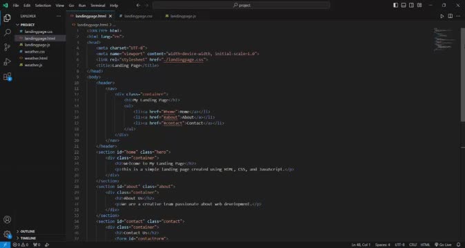 How I created a landing page with html,CSS, Javascript by TechnoHacks ... How I created a landing page with html,CSS, Javascript by TechnoHacks ...
