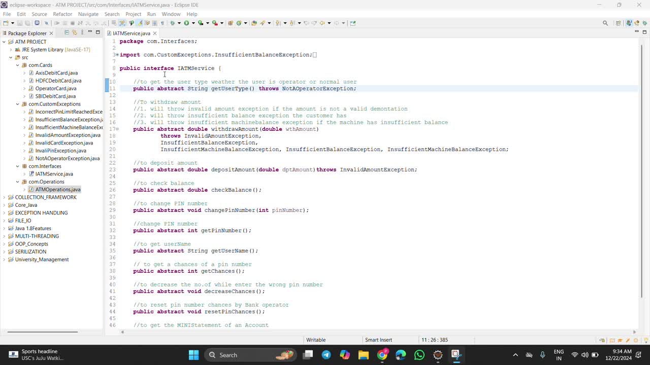 Buddepu Pavan Kumar on LinkedIn: #java #corejava #atmsimulator # ... Buddepu Pavan Kumar on LinkedIn: #java #corejava #atmsimulator # ...