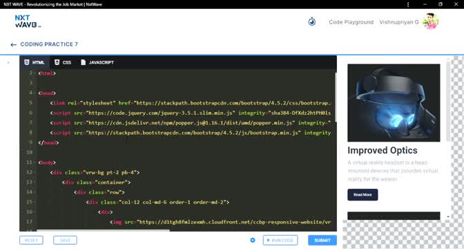 Vishnu Priyan on LinkedIn: #day15 #bootstrap #html #css # ... Vishnu Priyan on LinkedIn: #day15 #bootstrap #html #css # ...