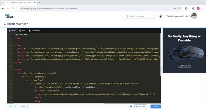 #ccbp #nxtwave #html #css #bootstrap #frontend #responsivewebdesign ... #ccbp #nxtwave #html #css #bootstrap #frontend #responsivewebdesign ...