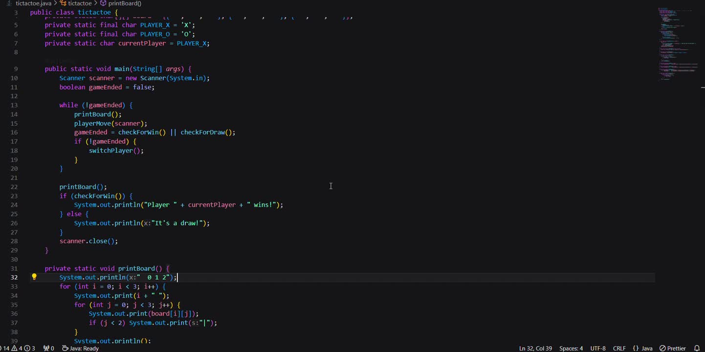 Niraj kumar on LinkedIn: #java #coding #gamedevelopment #tictactoe # ... Niraj kumar on LinkedIn: #java #coding #gamedevelopment #tictactoe # ...