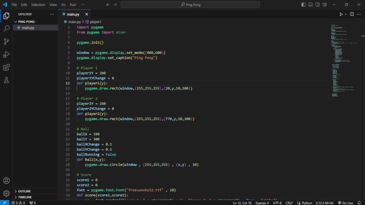 Ankit Kumar on LinkedIn: #python #pygame #gamedevelopment #pingponggame Ankit Kumar on LinkedIn: #python #pygame #gamedevelopment #pingponggame
