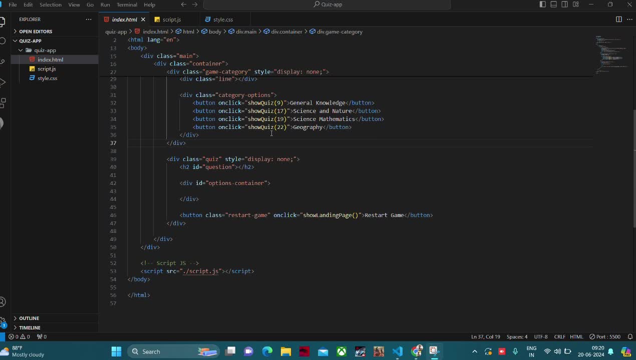 Rohit Moral on LinkedIn: #codsoft #webdevelopment #internship #visualstudio Rohit Moral on LinkedIn: #codsoft #webdevelopment #internship #visualstudio