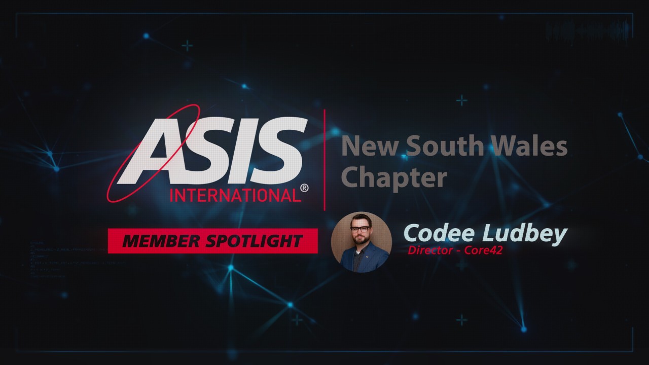 Core42 on LinkedIn: Our Director, Codee Ludbey CPP was recently ... Core42 on LinkedIn: Our Director, Codee Ludbey CPP was recently ...