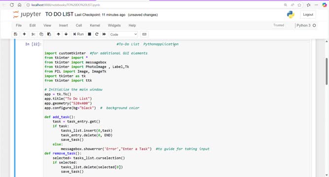 Anubhav Soni on LinkedIn: #python #tkinter #customtkinter #todolistapp ... Anubhav Soni on LinkedIn: #python #tkinter #customtkinter #todolistapp ...