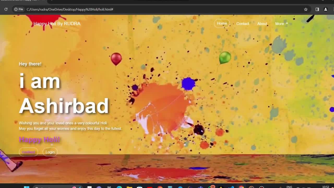 #happyholi #webdevelopment #html #css #bootstrap #festivespirit ... #happyholi #webdevelopment #html #css #bootstrap #festivespirit ...
