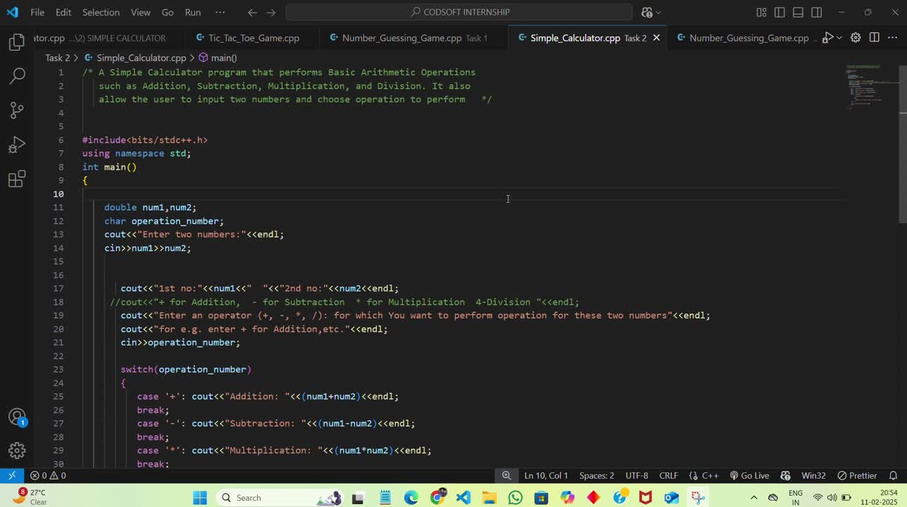 Pratik Barye on LinkedIn: #cplusplus #programming #internship # ... Pratik Barye on LinkedIn: #cplusplus #programming #internship # ...