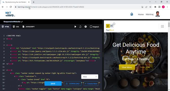 Nikhilraj Dumpeti on LinkedIn: #html #css #bootstrap #nxtwave #ccbp # ... Nikhilraj Dumpeti on LinkedIn: #html #css #bootstrap #nxtwave #ccbp # ...