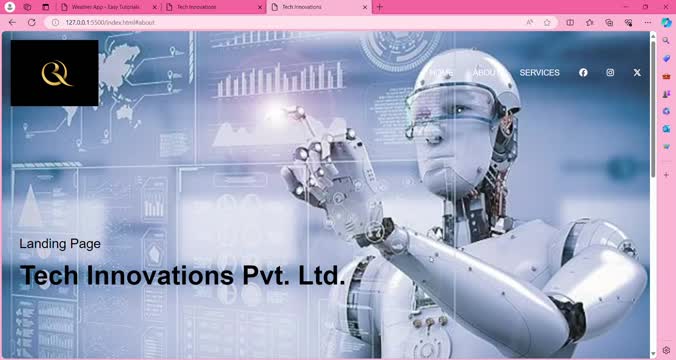 #webdevelopment #html #css #codsoft #landingpage #codingjourney | Shaik ... #webdevelopment #html #css #codsoft #landingpage #codingjourney | Shaik ...
