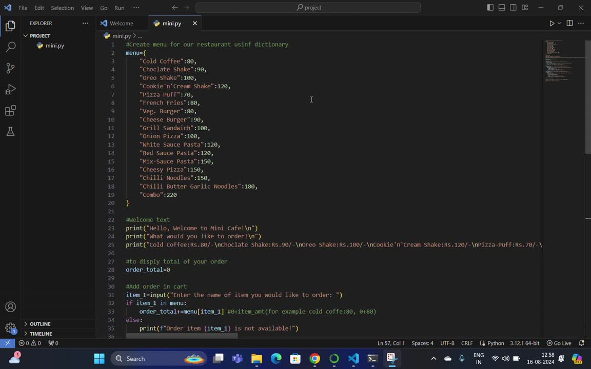 Harsh Yadav on LinkedIn: #coding #python #miniproject #learningjourney Harsh Yadav on LinkedIn: #coding #python #miniproject #learningjourney