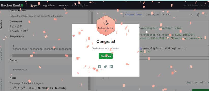 Sneha Ponduri on LinkedIn: #hackerrank #problemsolving #coding # ... Sneha Ponduri on LinkedIn: #hackerrank #problemsolving #coding # ...