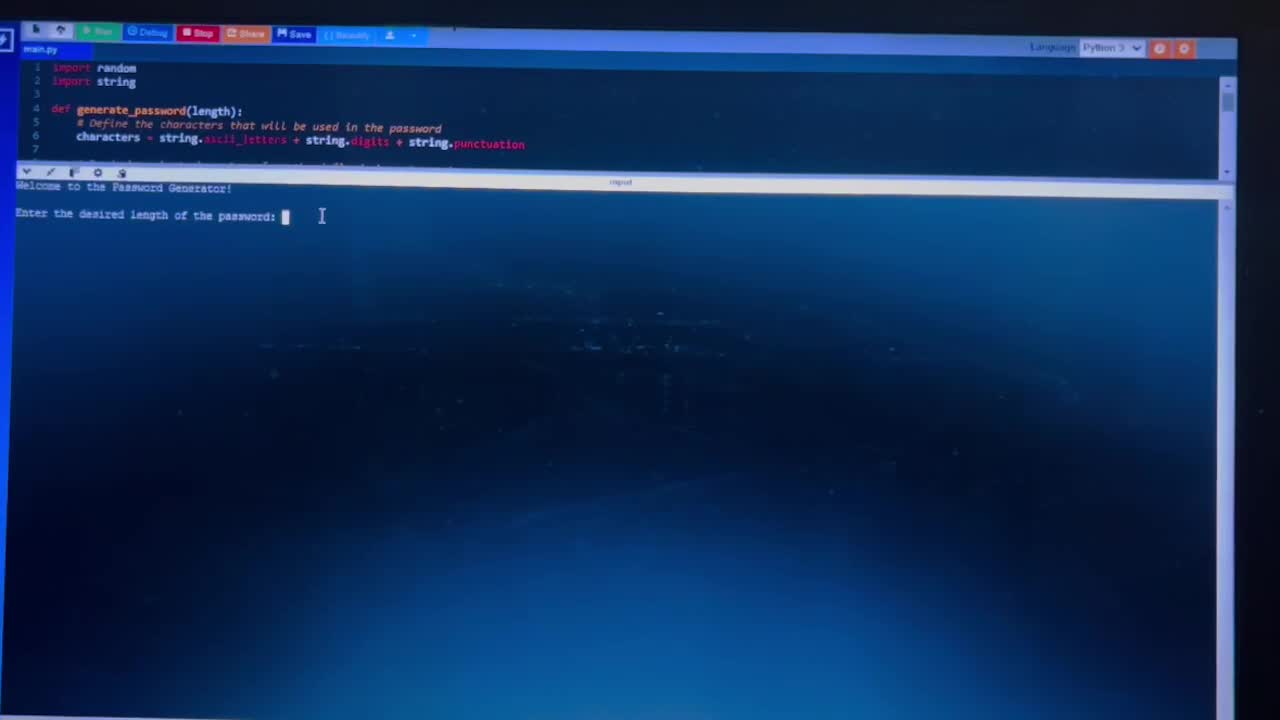 Tejasv Chauhan on LinkedIn: #python #passwordgenerator # ... Tejasv Chauhan on LinkedIn: #python #passwordgenerator # ...