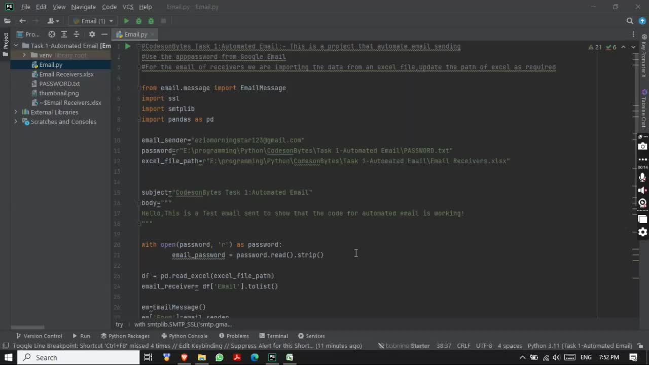 How I automated email sending using Python | Shreyansu Panda posted on ... How I automated email sending using Python | Shreyansu Panda posted on ...