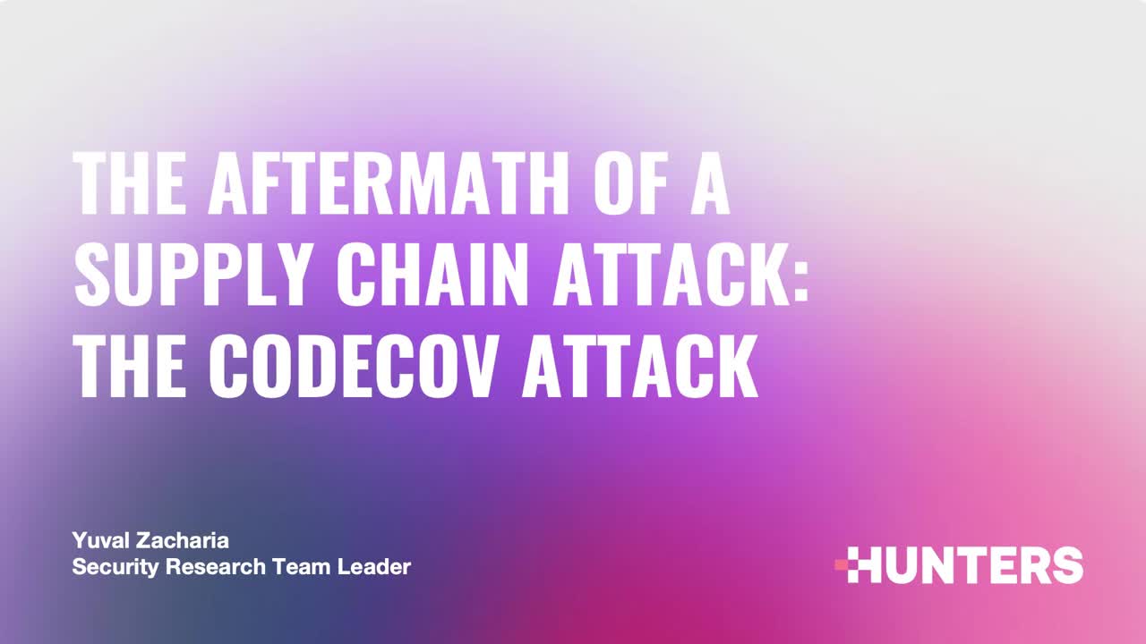 Hunters on LinkedIn: LEARN key takeaways from the Codecov Attack Hunters on LinkedIn: LEARN key takeaways from the Codecov Attack