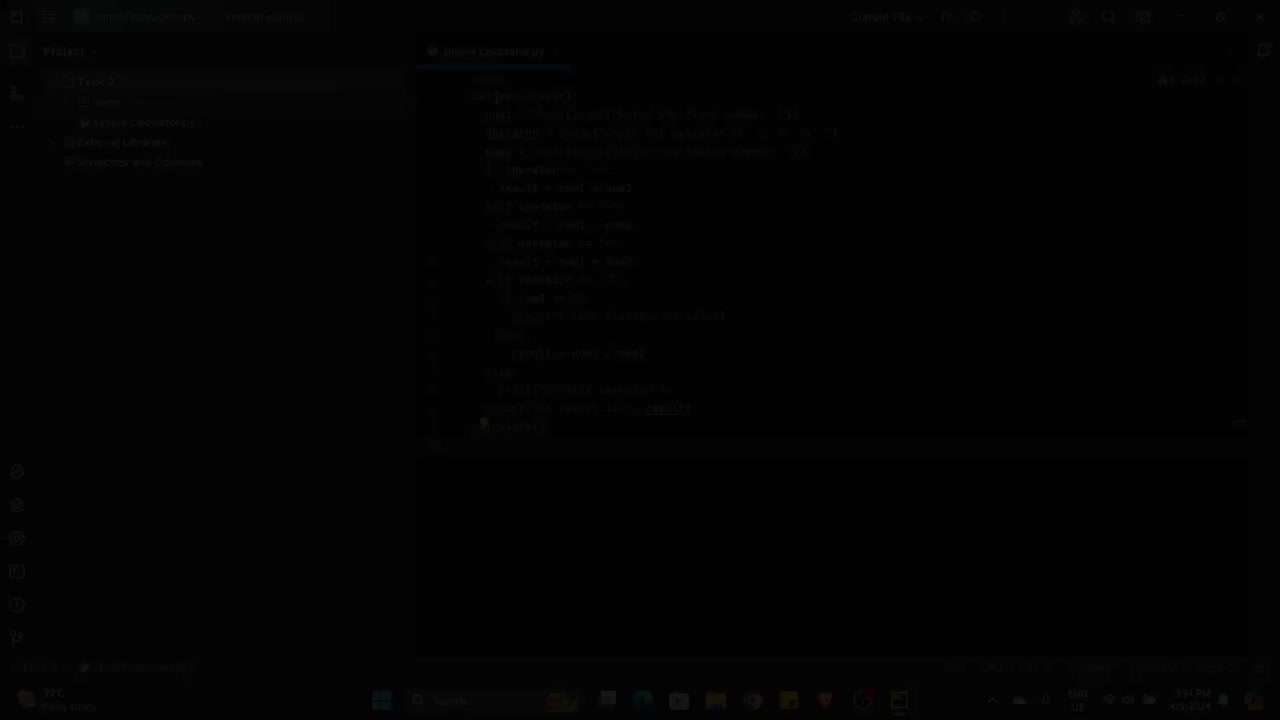 Mohammed Amaan Ahmed on LinkedIn: #python #calculator #codsoftintern # ... Mohammed Amaan Ahmed on LinkedIn: #python #calculator #codsoftintern # ...