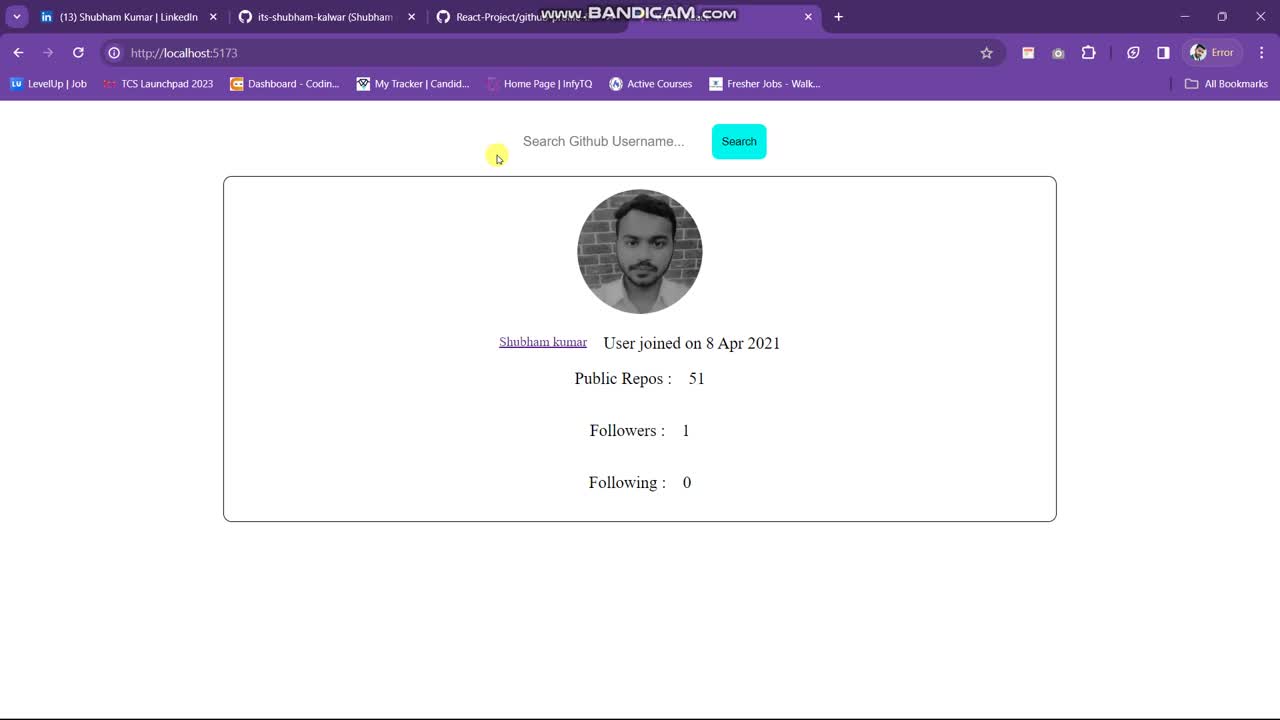 #react #javascript #githubprofilefinder #codingjourney #webdevelopment ... #react #javascript #githubprofilefinder #codingjourney #webdevelopment ...