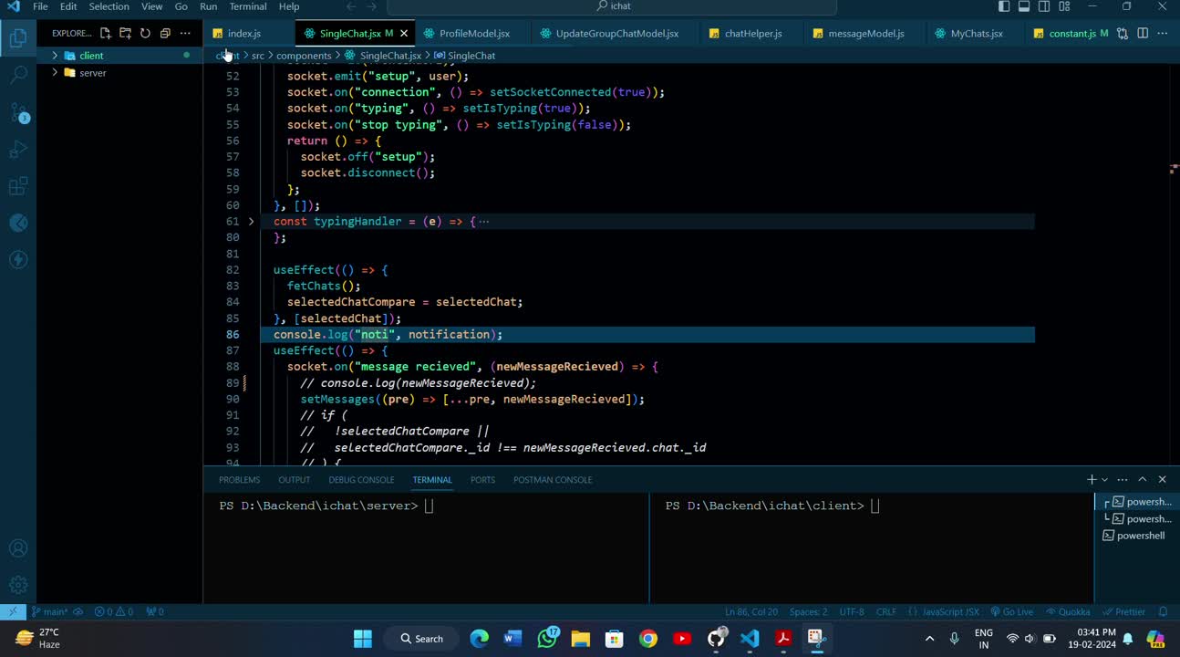My experience with Socket.io in react JS | Sachin Kumar posted on the ... My experience with Socket.io in react JS | Sachin Kumar posted on the ...