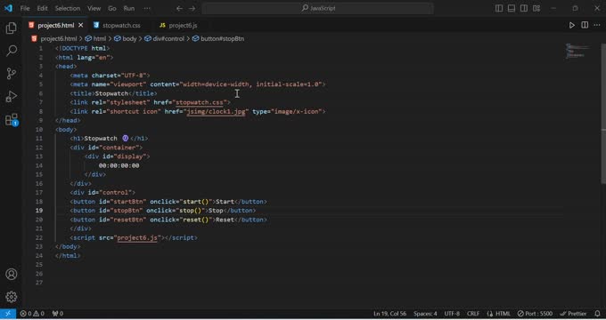 Developed a stopwatch using HTML, CSS, and JavaScript | Anshu . posted ... Developed a stopwatch using HTML, CSS, and JavaScript | Anshu . posted ...