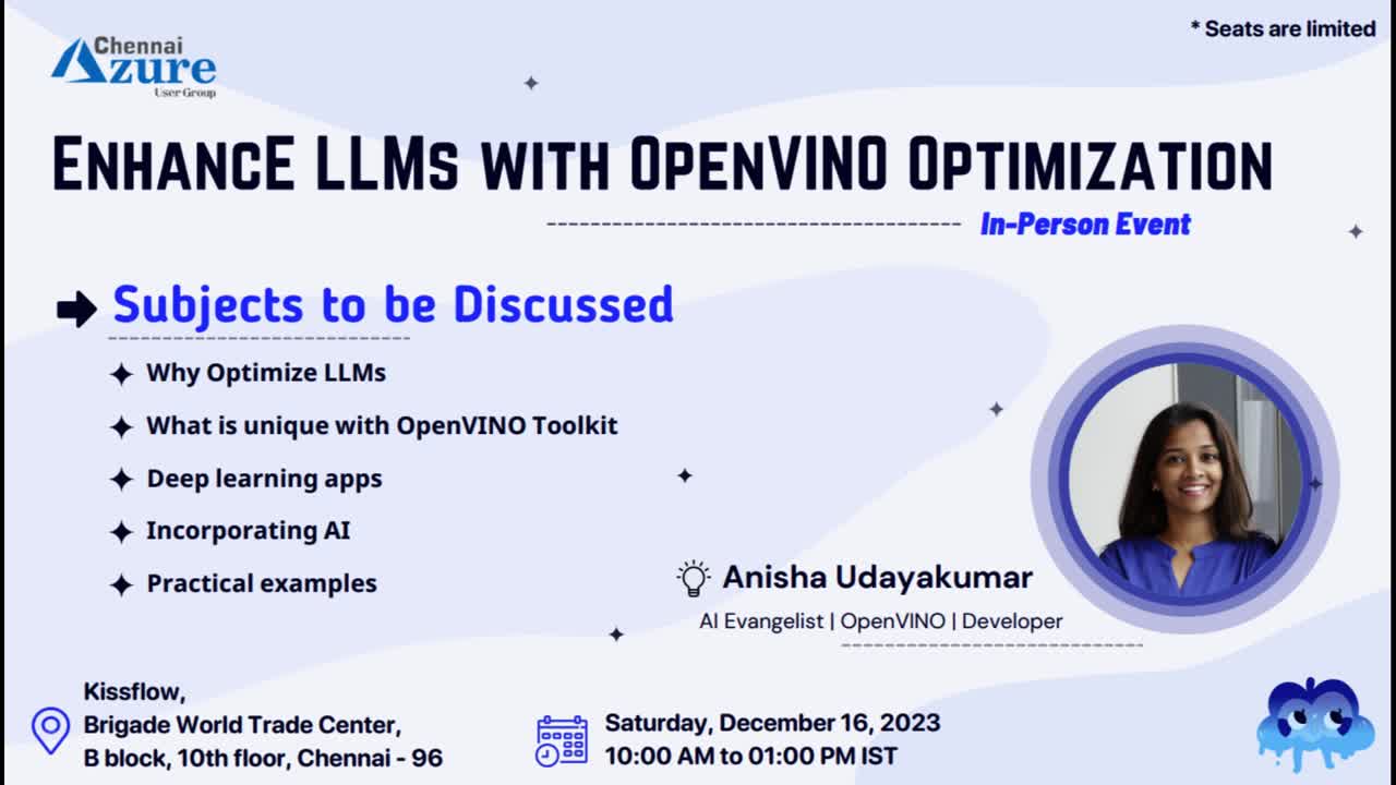 #aiinnovation #llms #openvino #optimization #intel #openvino #aievent # ... #aiinnovation #llms #openvino #optimization #intel #openvino #aievent # ...
