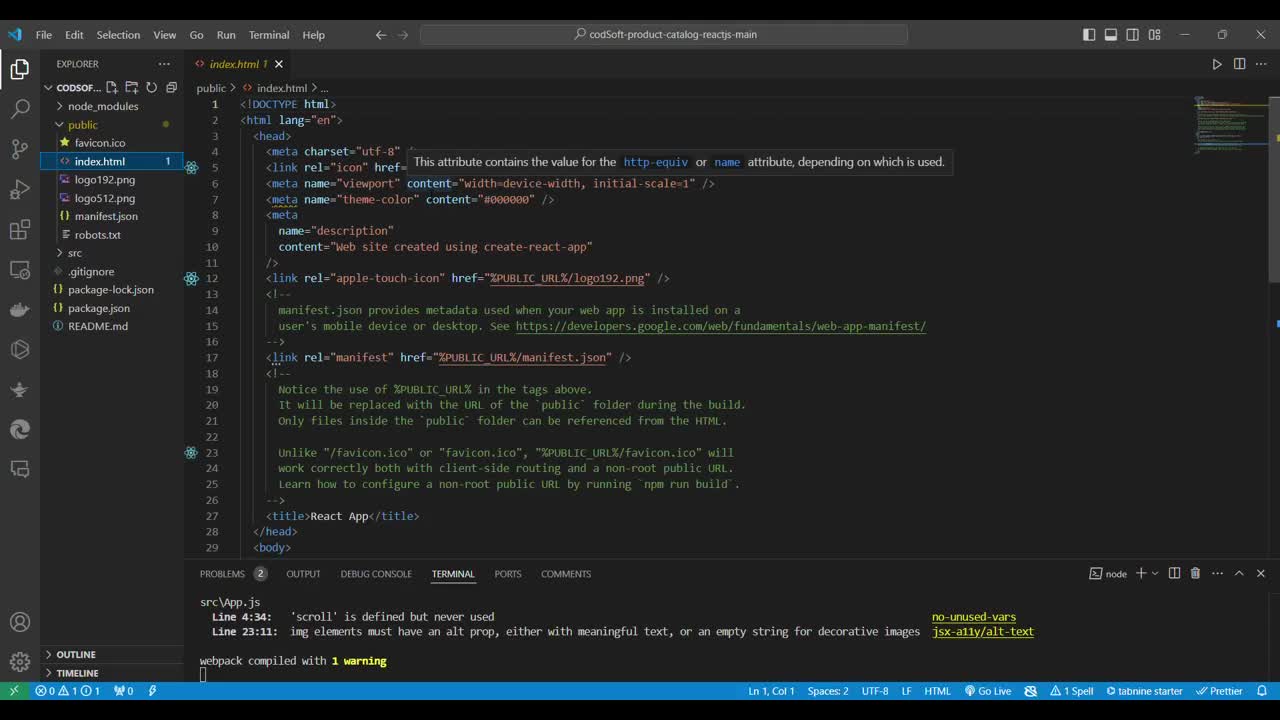Vishal Patil on LinkedIn: #reactjs #internship #codsoft Vishal Patil on LinkedIn: #reactjs #internship #codsoft