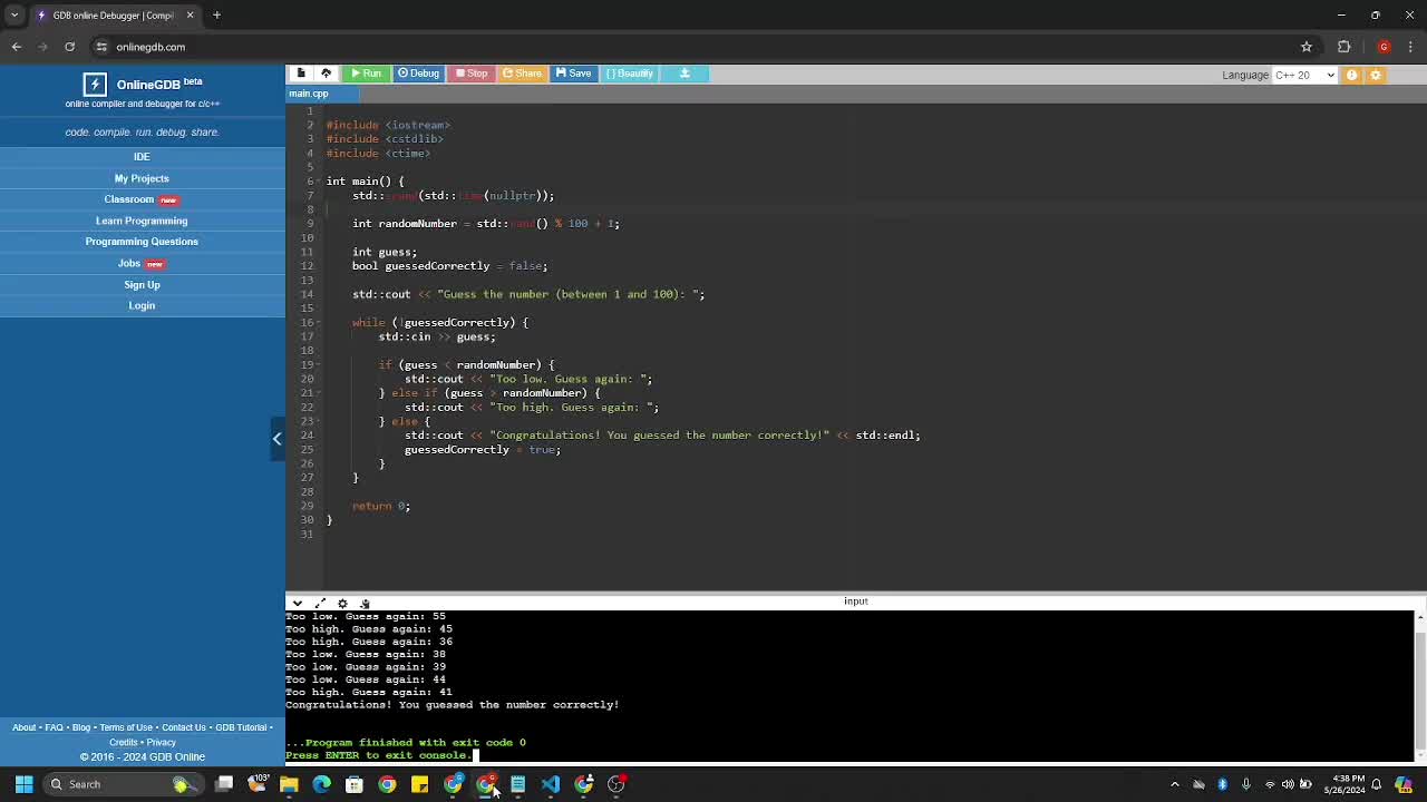 Yash Vitankar on LinkedIn: #coding #cplusplus #gamedev #codsoft # ... Yash Vitankar on LinkedIn: #coding #cplusplus #gamedev #codsoft # ...