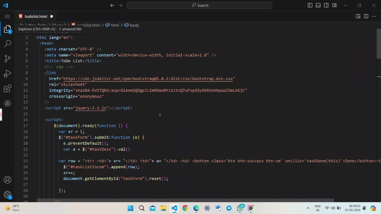 Aishwary Gupta on LinkedIn: #internpe #todolist #html #css #jquery # ... Aishwary Gupta on LinkedIn: #internpe #todolist #html #css #jquery # ...