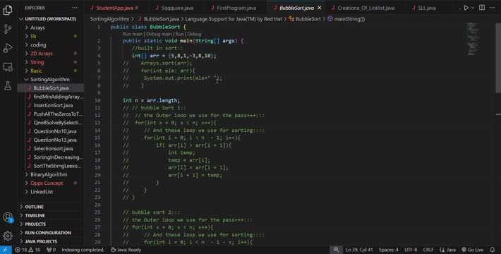 Sarvesh Patel on LinkedIn: #dsa #sortingalgorithms #codingjourney # ... Sarvesh Patel on LinkedIn: #dsa #sortingalgorithms #codingjourney # ...