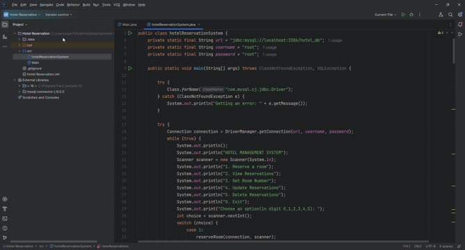 Suraj Kumar on LinkedIn: #java #jdbc #mysql #hotelmanagement #programming Suraj Kumar on LinkedIn: #java #jdbc #mysql #hotelmanagement #programming