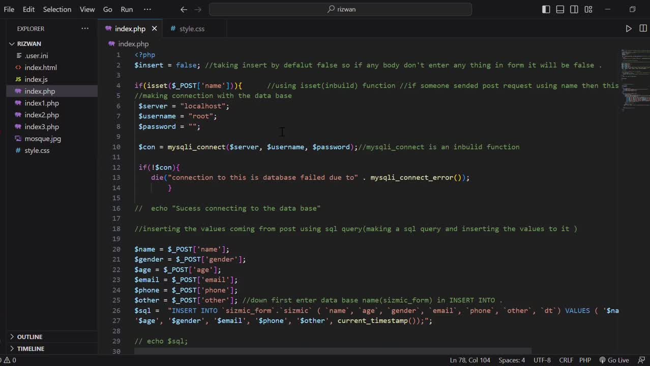 Mohammad Abdul Moheet on LinkedIn: #php #html #html5 #css #databases Mohammad Abdul Moheet on LinkedIn: #php #html #html5 #css #databases