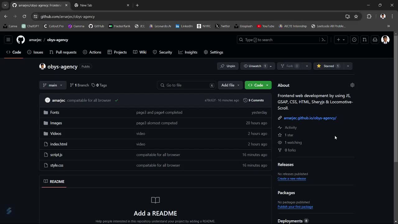 Amar Agrawal on LinkedIn: #html #css #javascript #gsap #sheryjs # ... Amar Agrawal on LinkedIn: #html #css #javascript #gsap #sheryjs # ...
