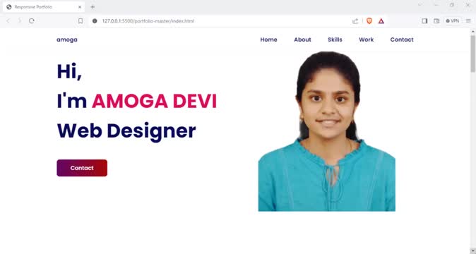 Amoga devi S on LinkedIn: #webdevelopment #codsoft #intern #portfolio Amoga devi S on LinkedIn: #webdevelopment #codsoft #intern #portfolio