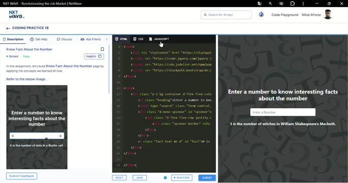 Nihal Afroze sk on LinkedIn: #day19 #30daysofcodechallenge #javascript ... Nihal Afroze sk on LinkedIn: #day19 #30daysofcodechallenge #javascript ...