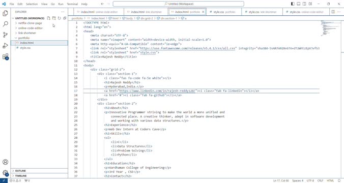 Rajesh Reddy on LinkedIn: #coderscave #internship #webdevelopment Rajesh Reddy on LinkedIn: #coderscave #internship #webdevelopment