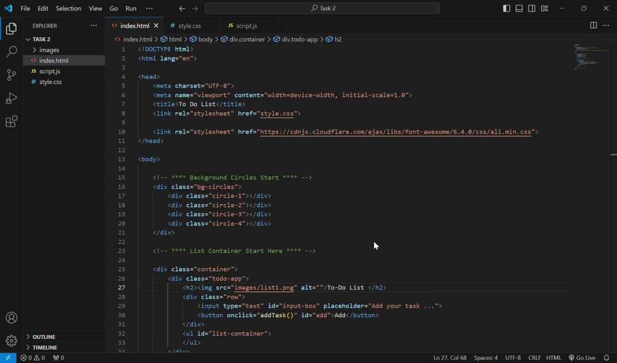 Pavithra M on LinkedIn: #todolist #webdevelopment #internship #html # ... Pavithra M on LinkedIn: #todolist #webdevelopment #internship #html # ...