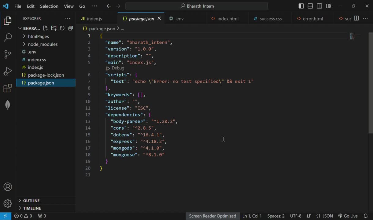#html #css #nodejs #mongodb #webdevelopment #internship #bharathintern ... #html #css #nodejs #mongodb #webdevelopment #internship #bharathintern ...