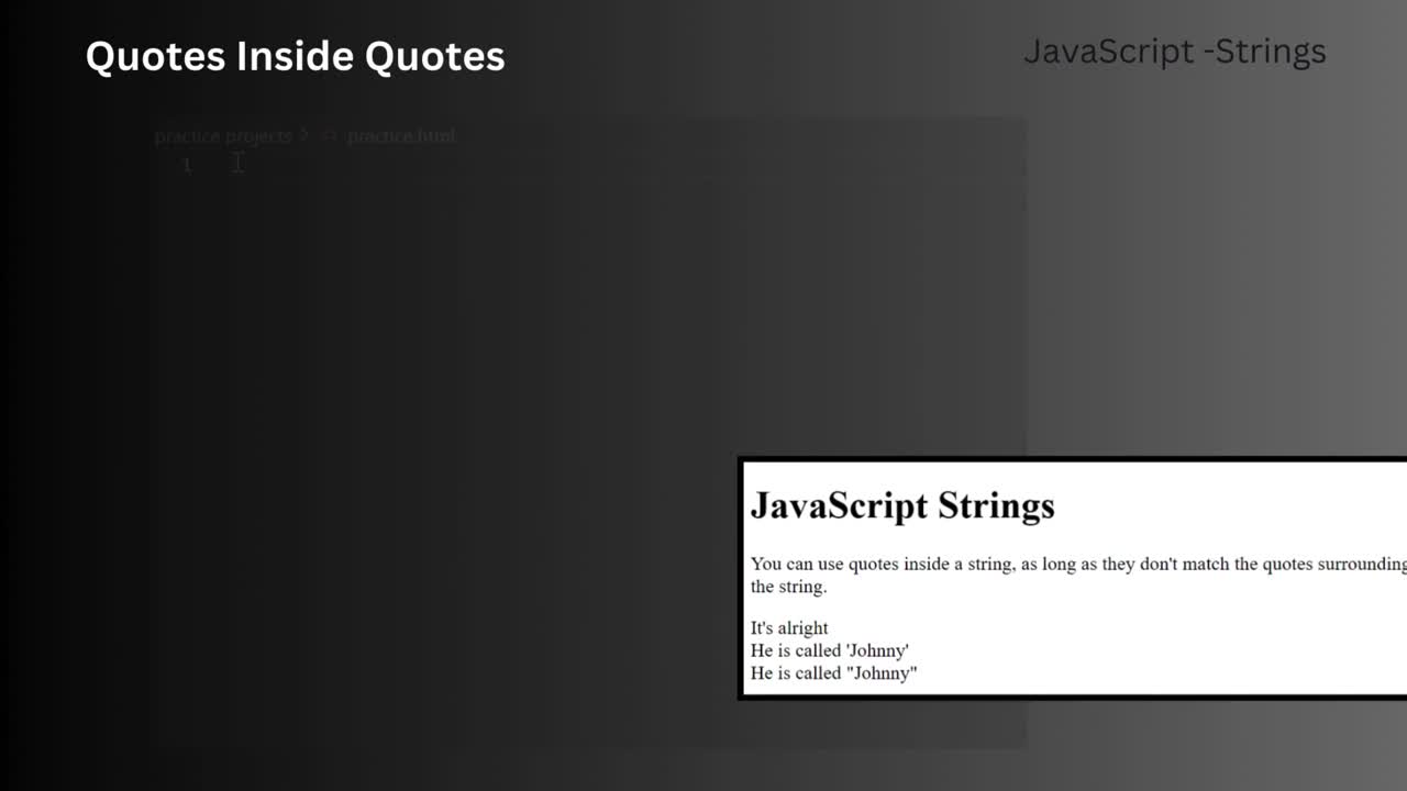 MAMTA KUMAWAT on LinkedIn: JavaScript Strings #Quotes #Inside #Quotes ... MAMTA KUMAWAT on LinkedIn: JavaScript Strings #Quotes #Inside #Quotes ...
