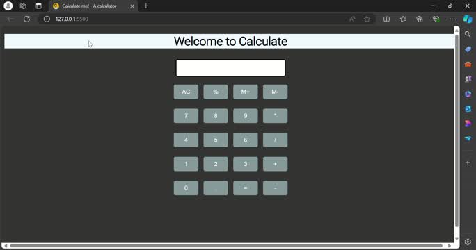 Completed a web-based calculator using HTML, CSS, and JavaScript ... Completed a web-based calculator using HTML, CSS, and JavaScript ...