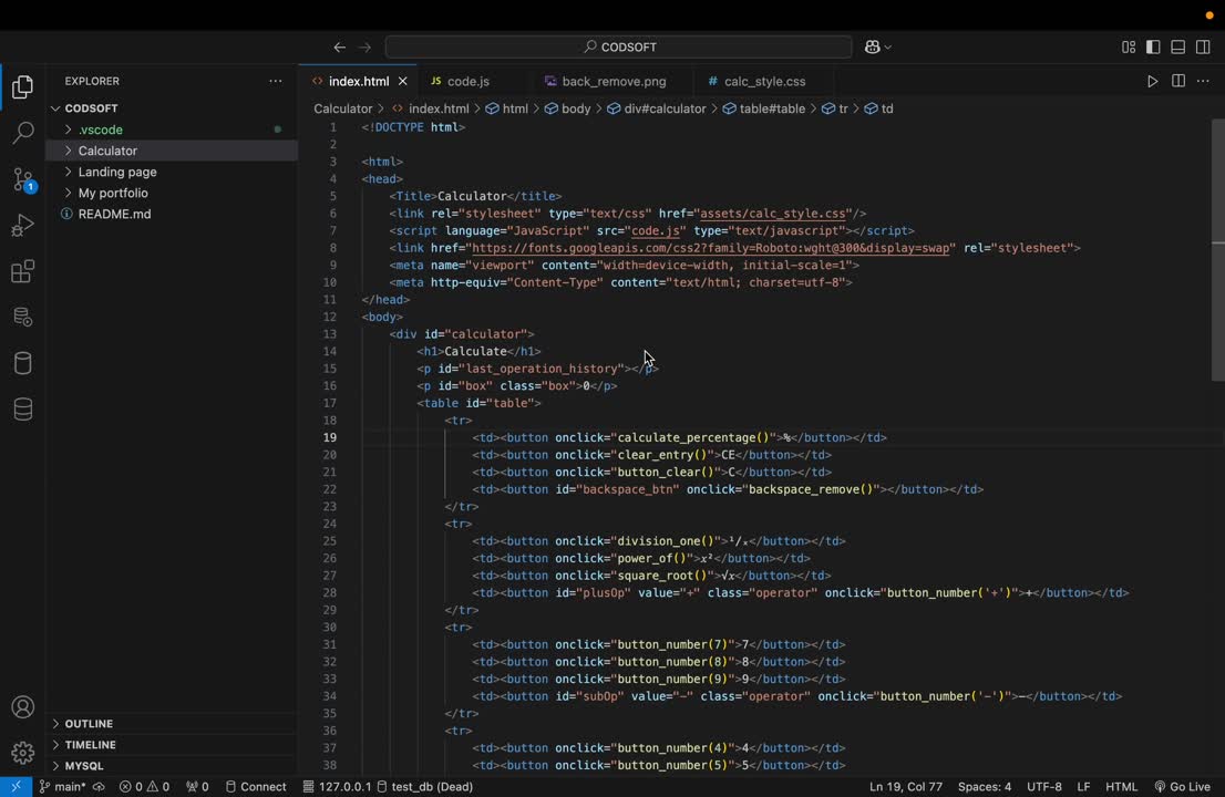 Apoorv Pandey on LinkedIn: #webdevelopment #calculator #codsoft #task3 ... Apoorv Pandey on LinkedIn: #webdevelopment #calculator #codsoft #task3 ...