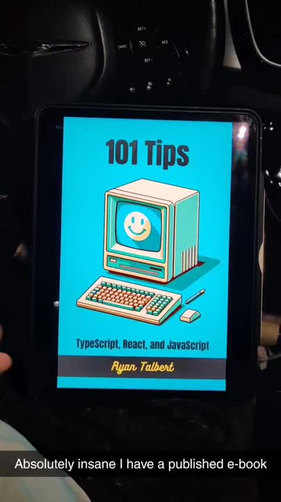 My e-book 101 Tips: TypeScript, React, and JavaScript is almost done ... My e-book 101 Tips: TypeScript, React, and JavaScript is almost done ...